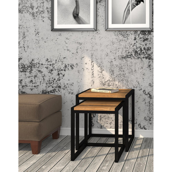AndMakers Oslo Solid Wood Nesting Tables & Reviews | Wayfair